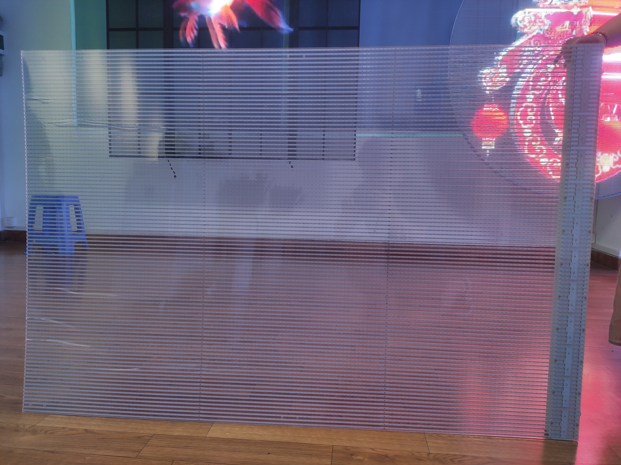 Transparent LED display screen